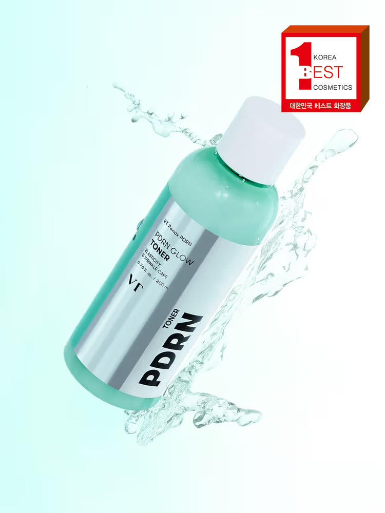 VT 韓國野山蔘修復補濕爽膚水🩵| PDRN PANAX PDRN GLOW TONER 肌膚立即重生🕊️ – Bearzstore